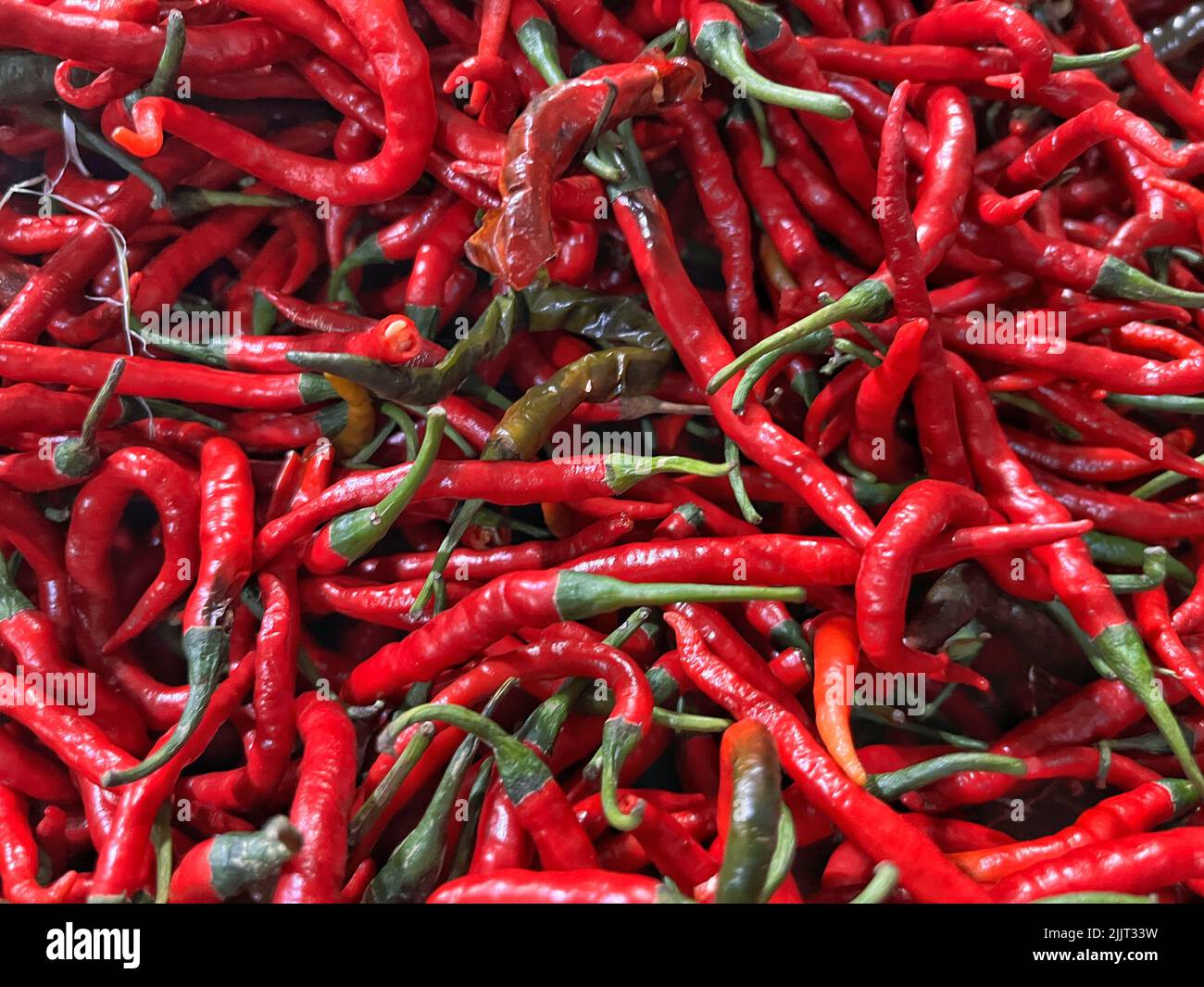 Overhead shot red pepper hi-res stock photography and images - Alamy
