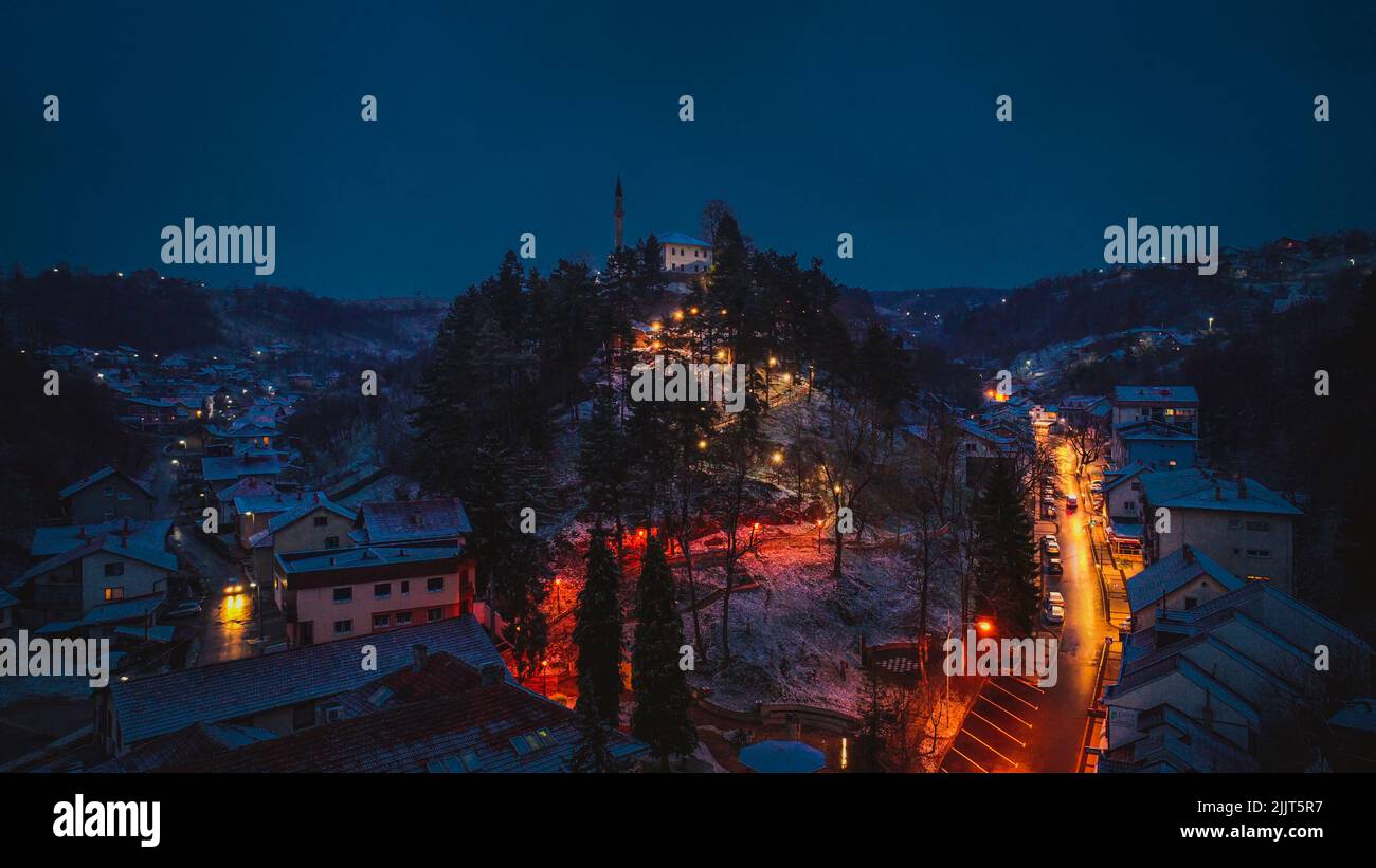 Panorama during nighttime hi-res stock photography and images - Alamy