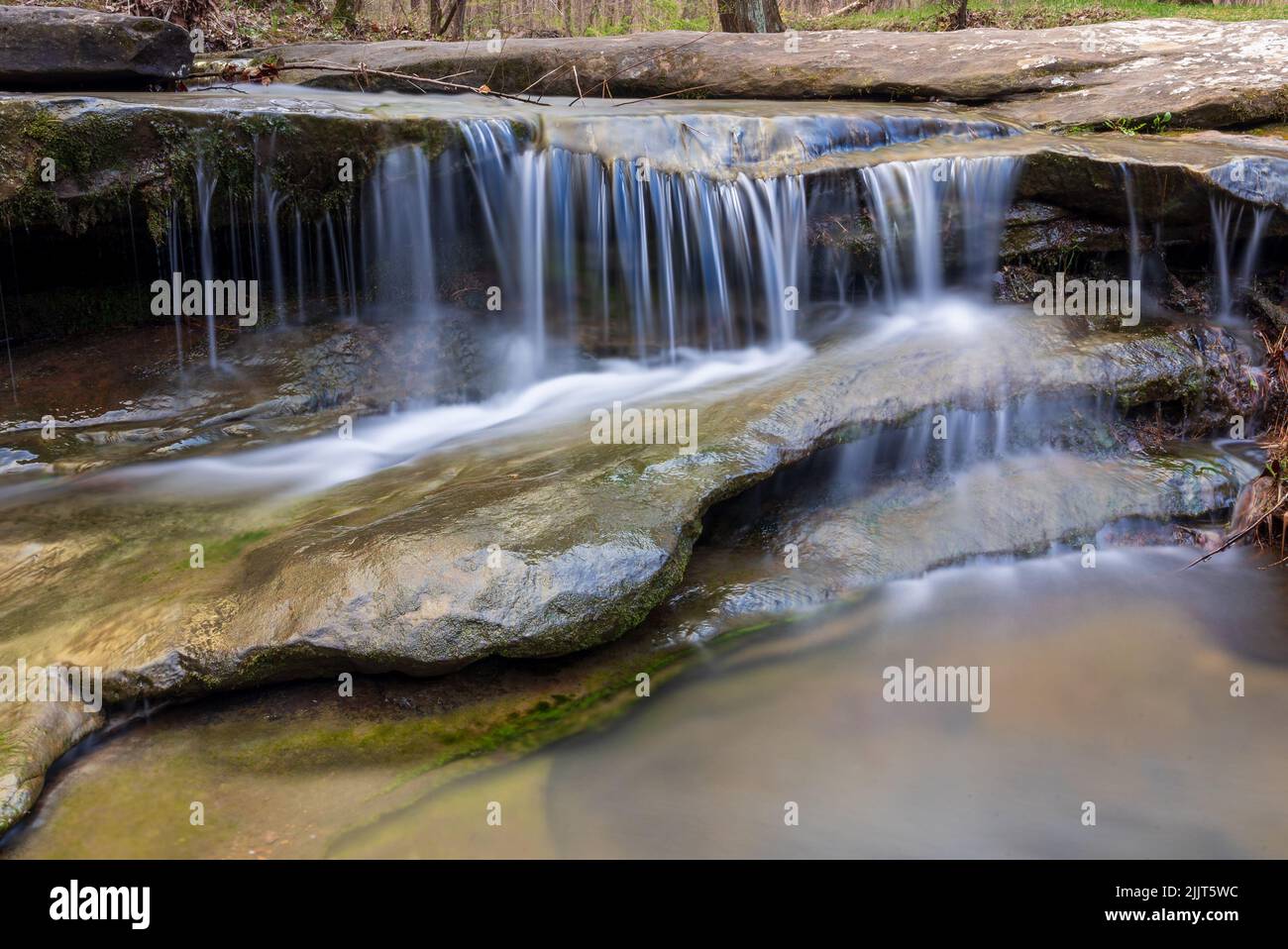 The Burden Falls in the Shawnee National Forest, Illinois, USA Stock ...