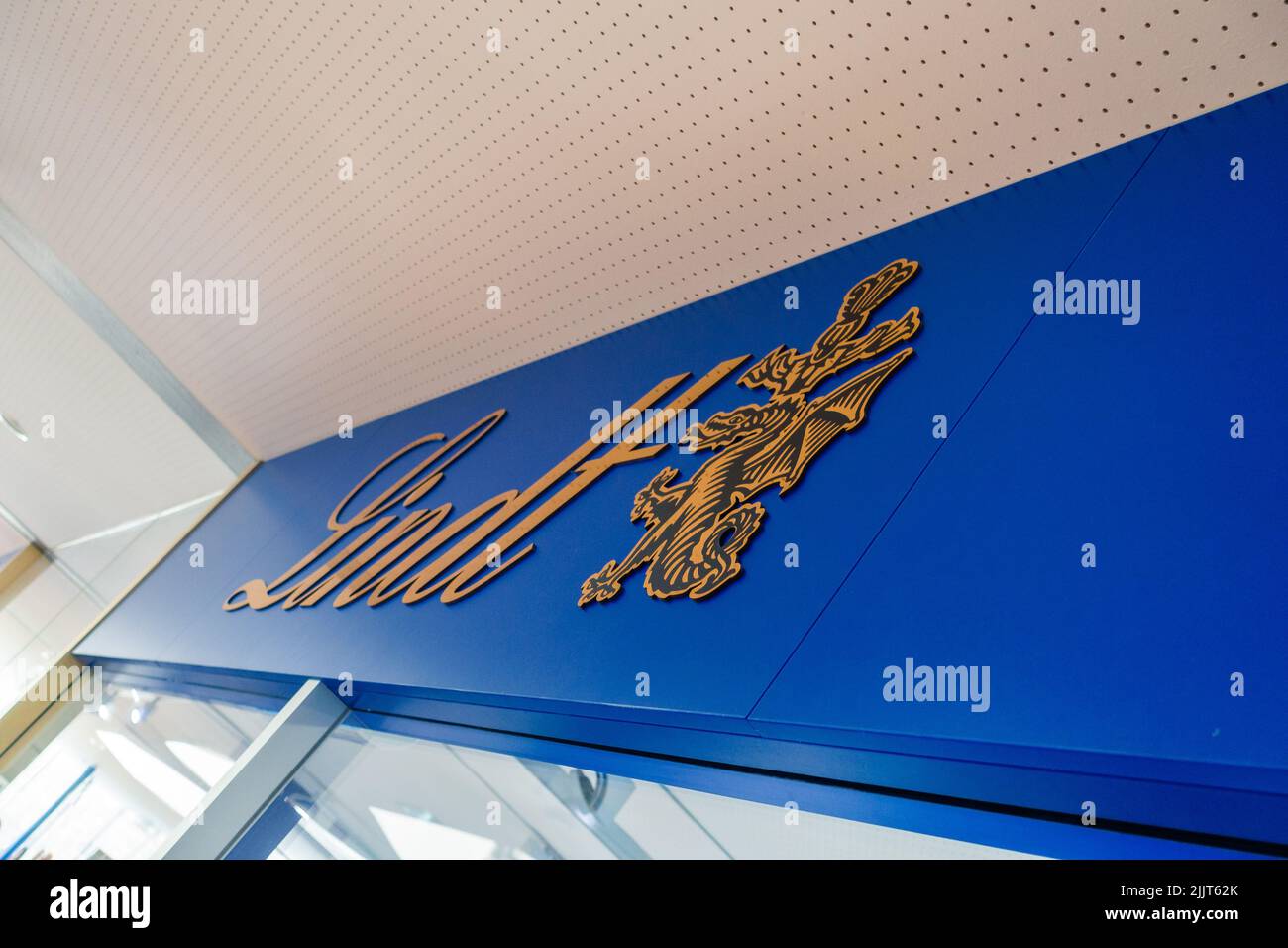 Lindt logo hi-res stock photography and images - Alamy