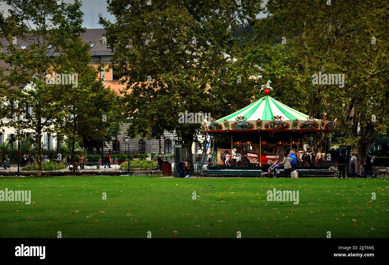 Beautiful carousel in france hi-res stock photography and images - Alamy