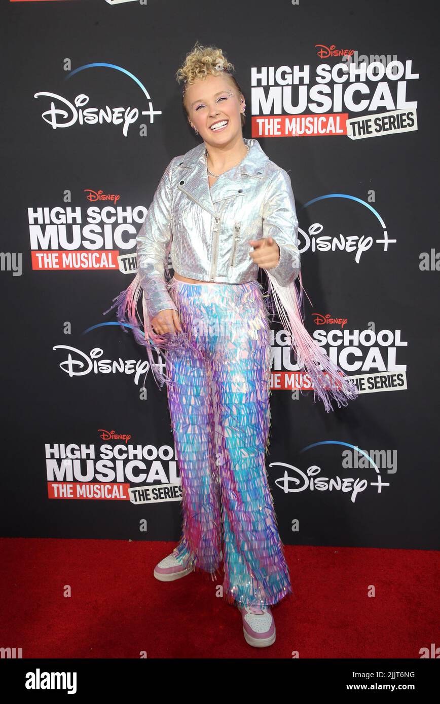Burbank, California, USA. 27th July, 2022. JoJo Siwa. Disney "High ...