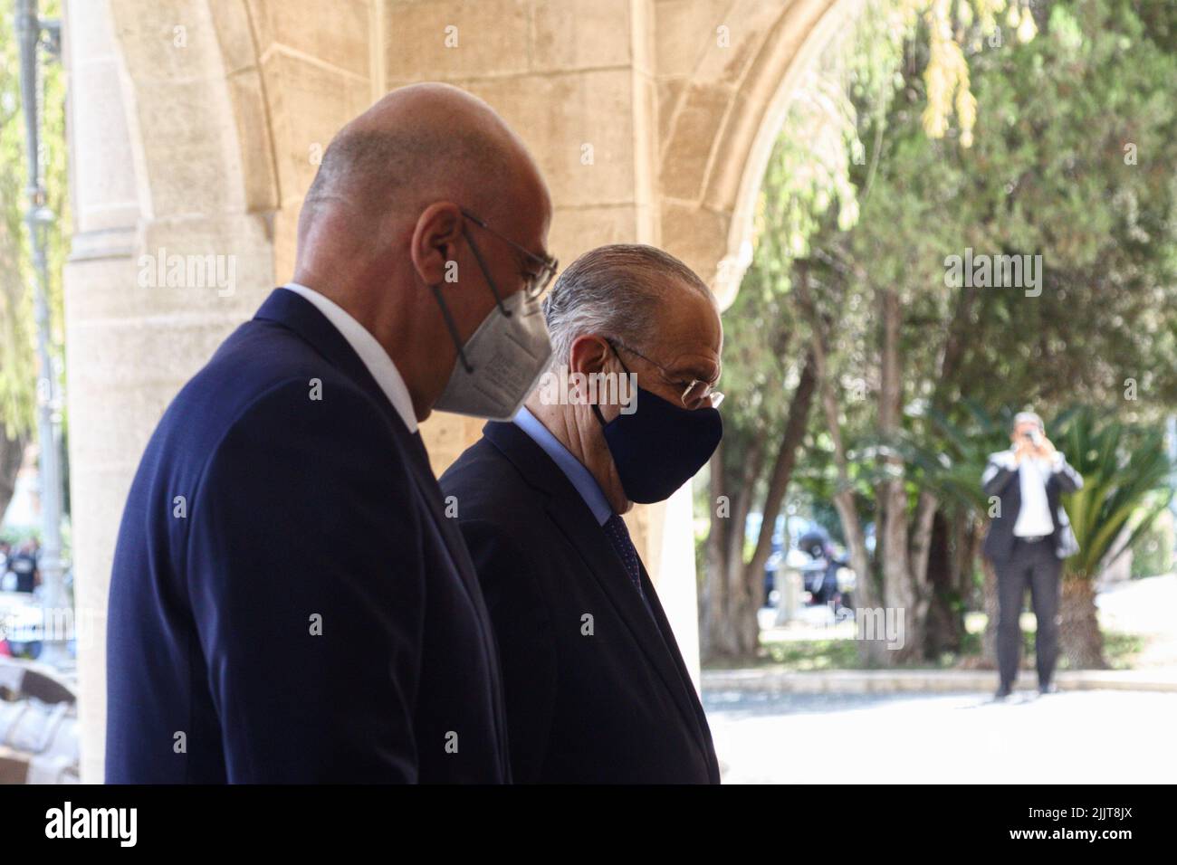 Nicos anastasiades walking hi-res stock photography and images - Alamy