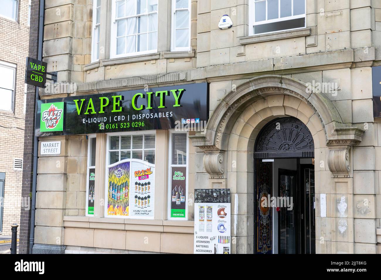 Vaping and electronic cigarettes store in Bury town centre,Manchester ...