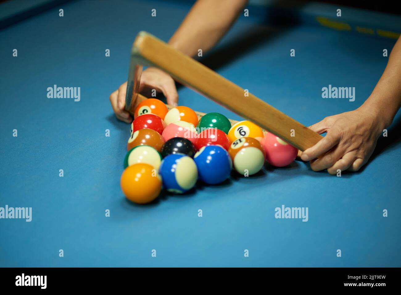 Billiard rack hi-res stock photography and images - Alamy
