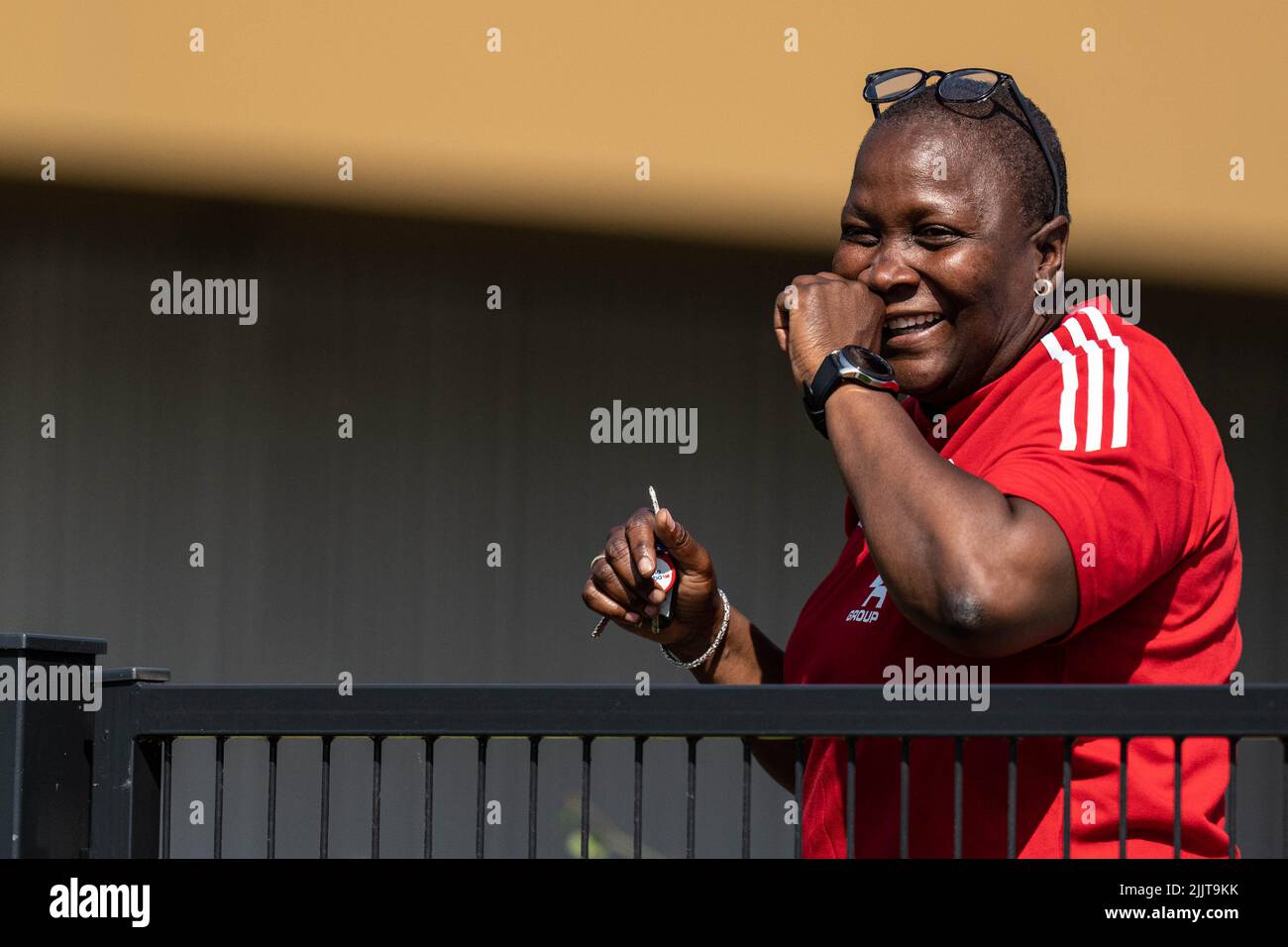 Rotterdam - (l-r) Jonara Bernardina of Feyenoord Vrouwen 1 during the ...