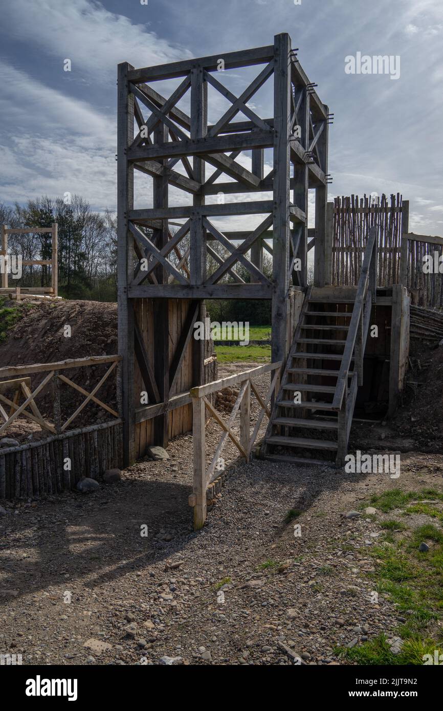 Built on a roman fort hi-res stock photography and images - Alamy