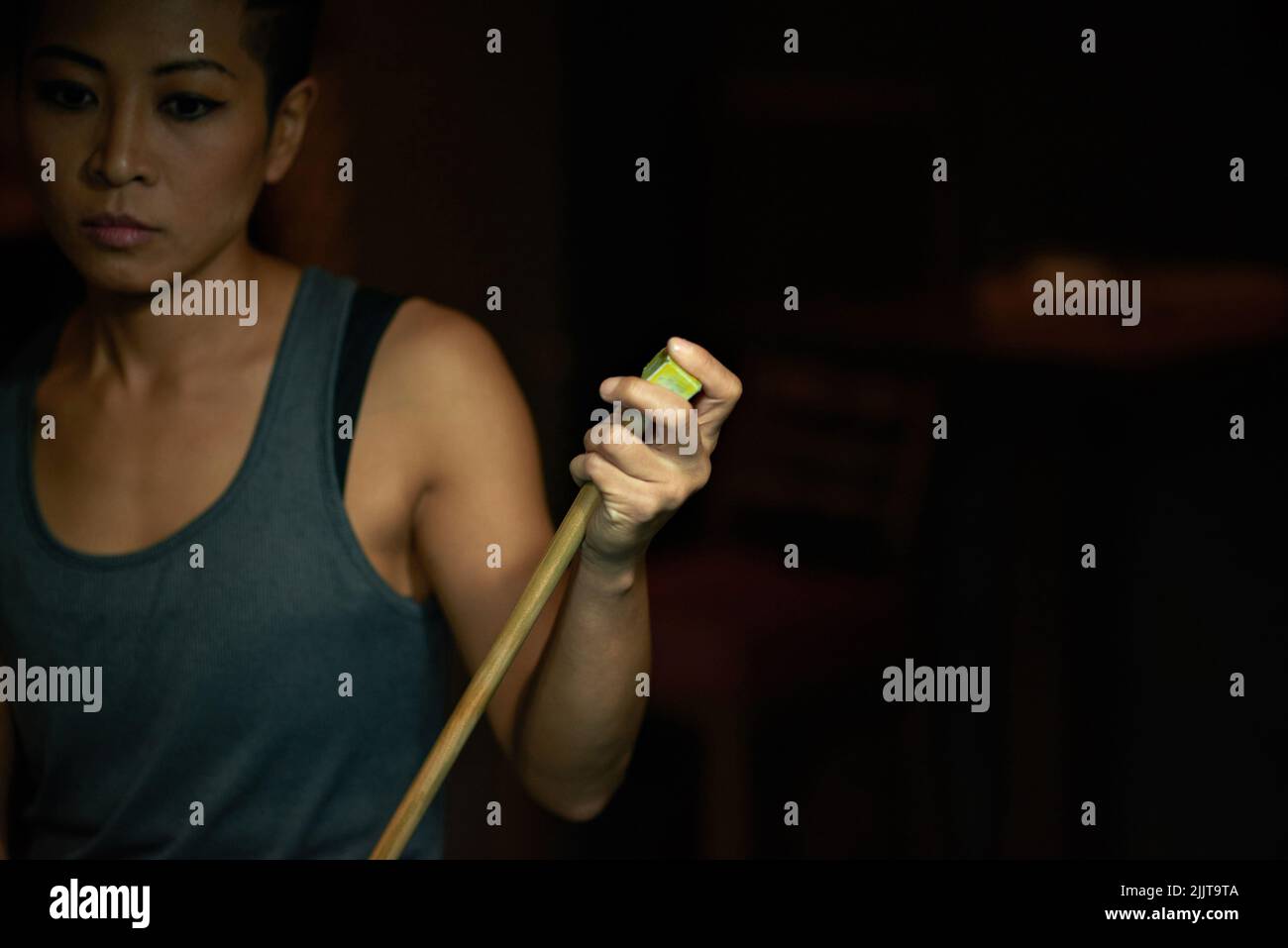 Chalking cue hi-res stock photography and images - Alamy