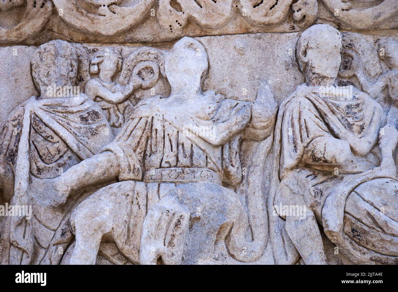 Roman bas-reliefs, Galerus Arch, Thessaloniki, Macedonia, Northern ...