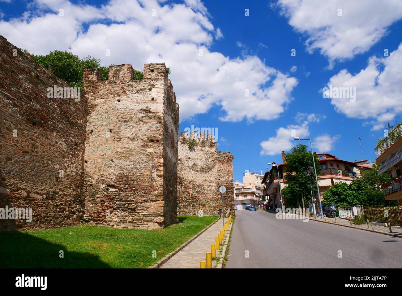 Castle, Thessaloniki, Macedonia, Northern Greece Stock Photo - Alamy