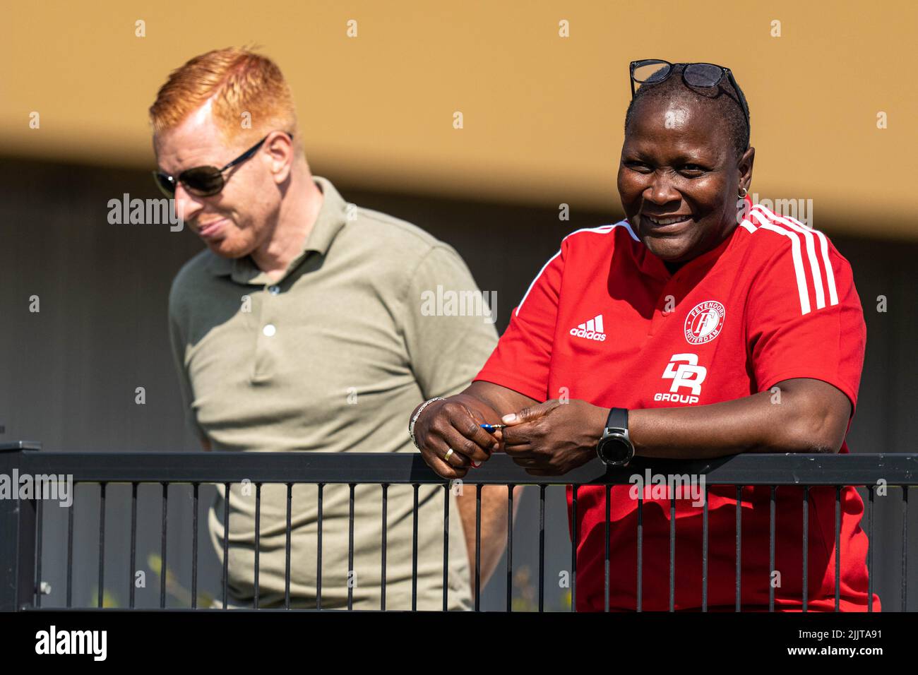 Rotterdam - (l-r) Jonara Bernardina of Feyenoord Vrouwen 1 during the ...