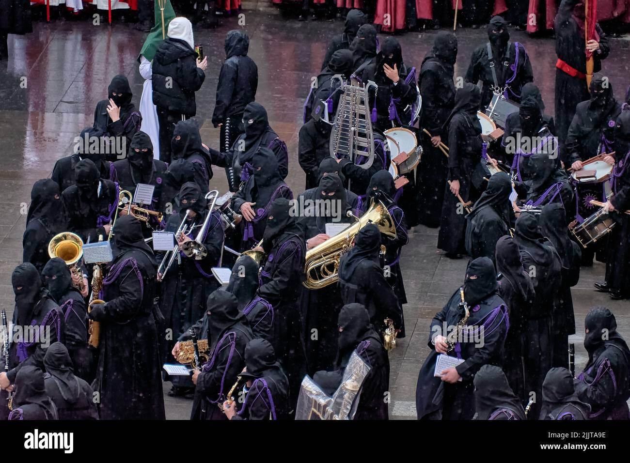 Procession of the penitents hi-res stock photography and images - Alamy
