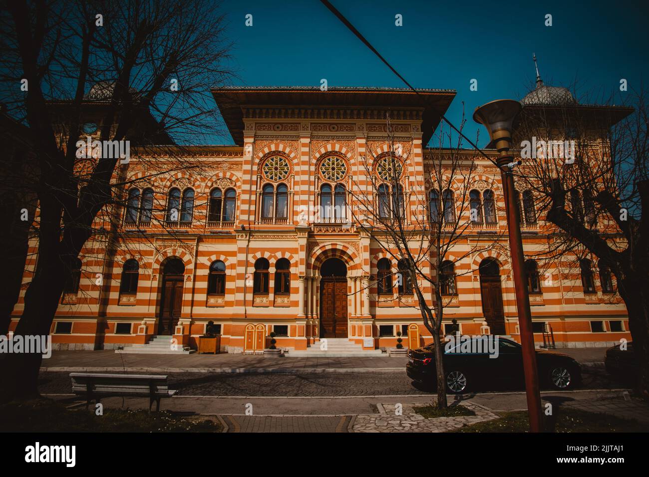 The faacde of the exterior design of City hall of Brcko district ...