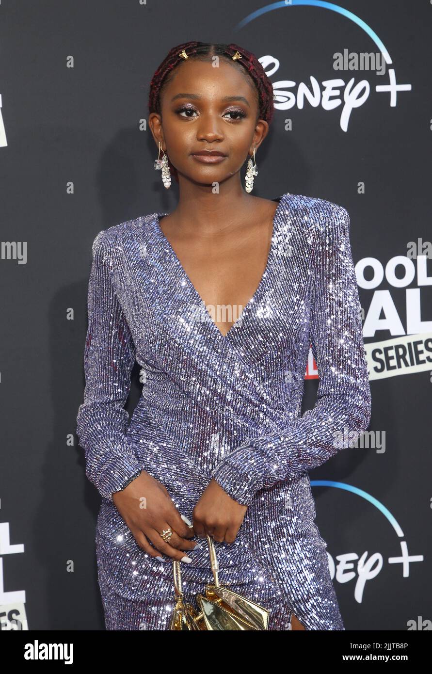 27 July 2022 - Burbank, California - Aria Brooks. Disney+ "High School ...