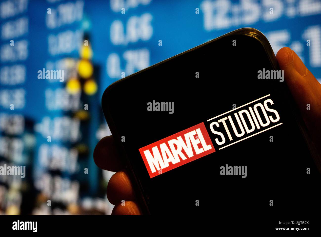 In this photo illustration, the American film production label owned by ...