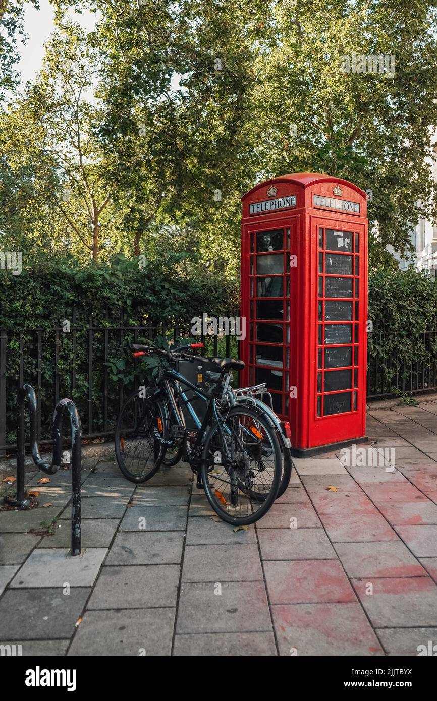 Telephone cabin london hi-res stock photography and images - Alamy