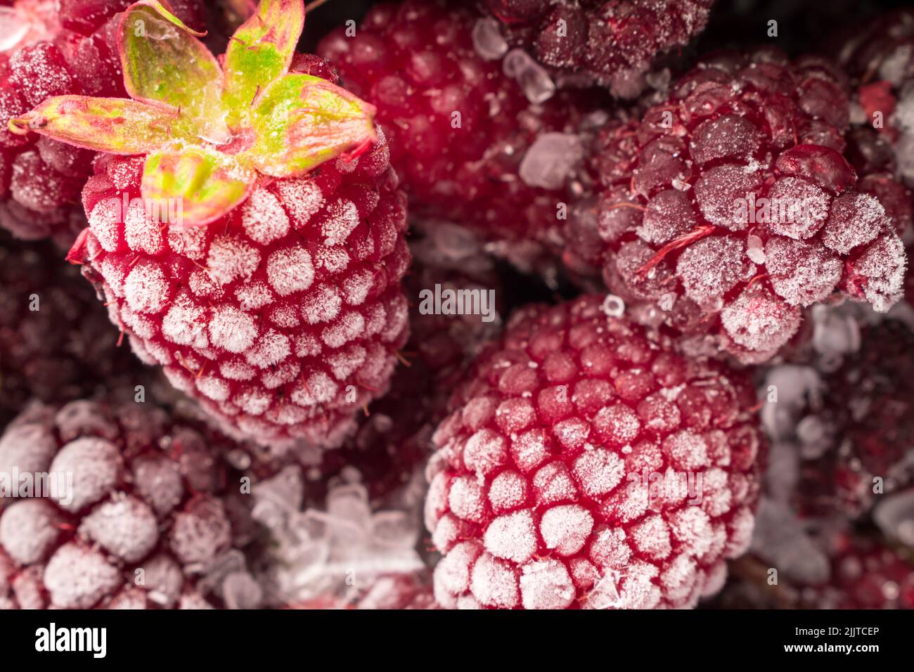Closeup frozen berries hi-res stock photography and images - Alamy