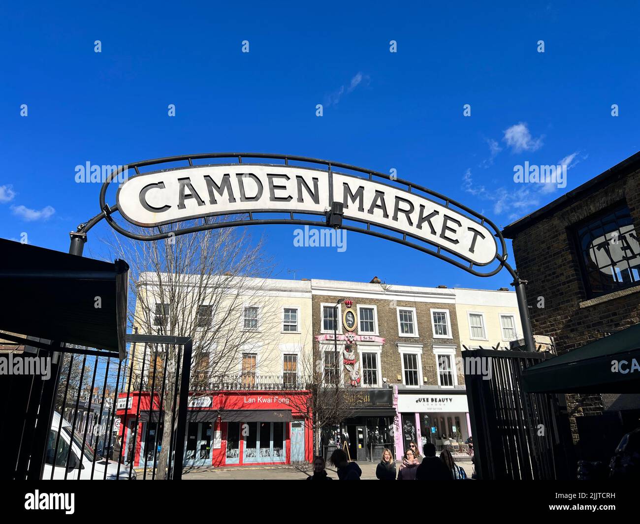 Camden market entrance sign hi-res stock photography and images - Alamy