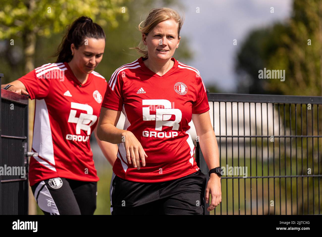 Rotterdam - (l-r) Marjolein Kusters of Feyenoord Vrouwen 1 during the ...