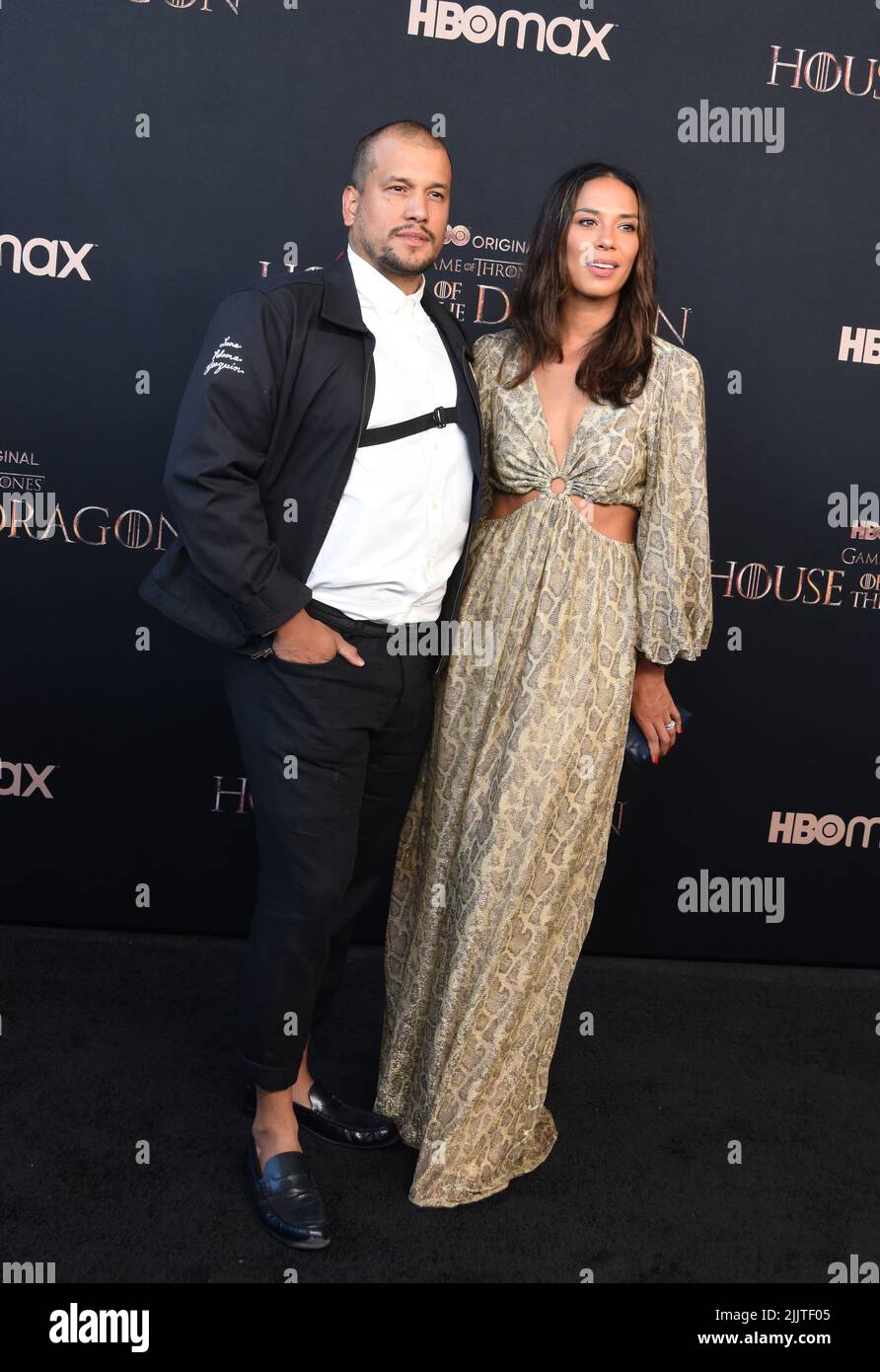 Los Angeles, California, USA 27th July 2022 Singer Abner Ramirez and ...