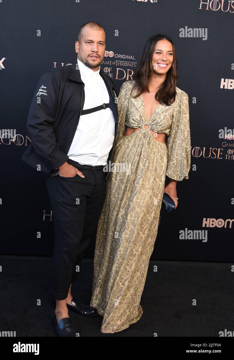 Los Angeles, California, USA 27th July 2022 Singer Abner Ramirez and ...