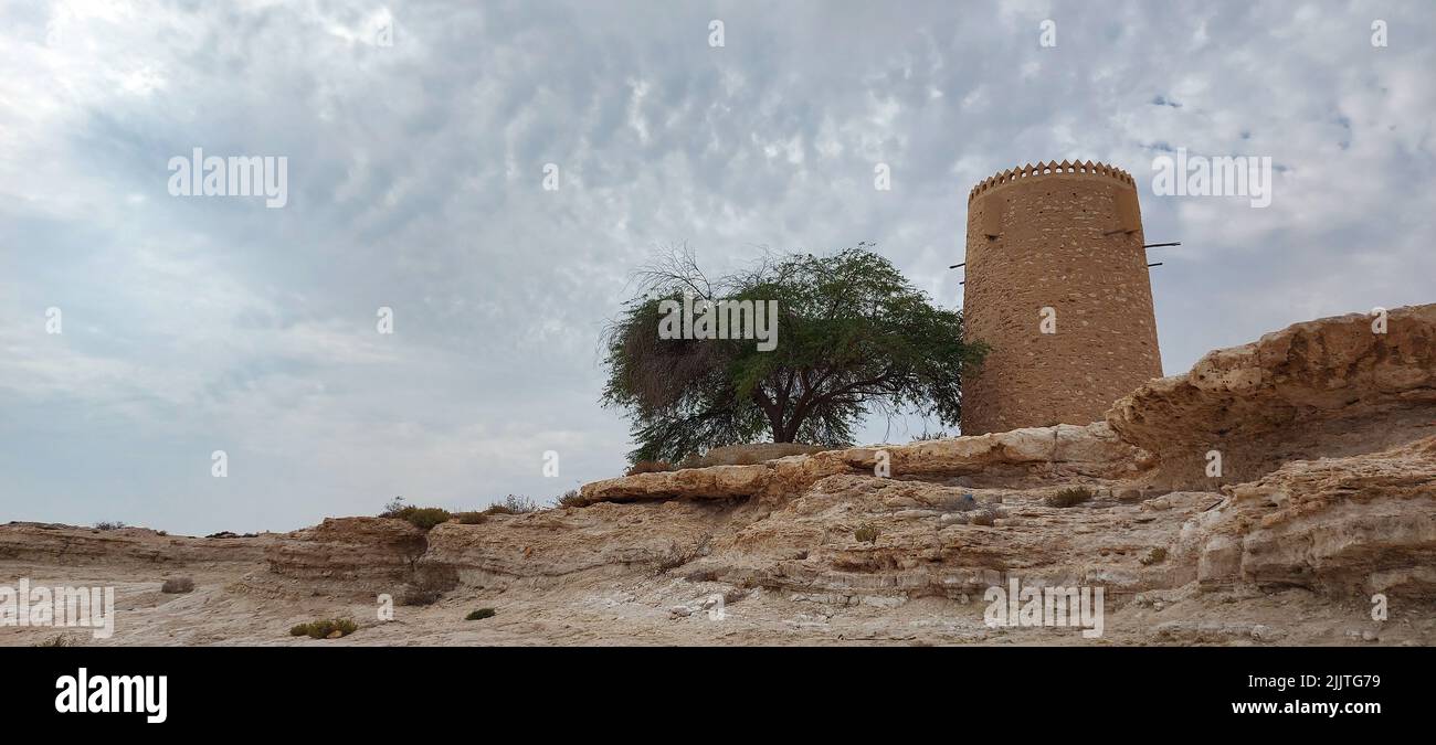 A panoramic view of Al Khor Towers on Qatar eastern coast Stock Photo ...