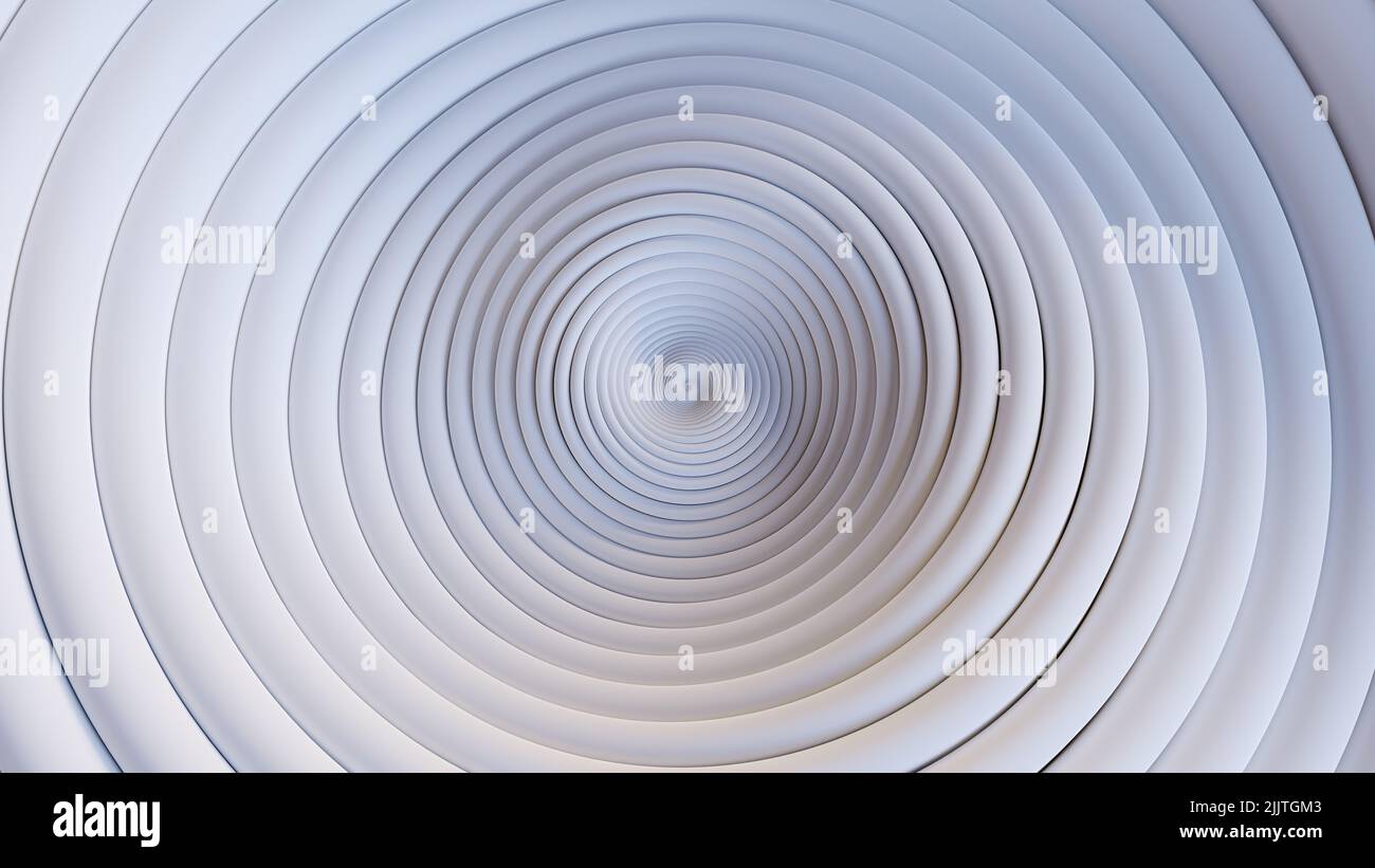 Circular waves on a white flat surface Stock Photo - Alamy