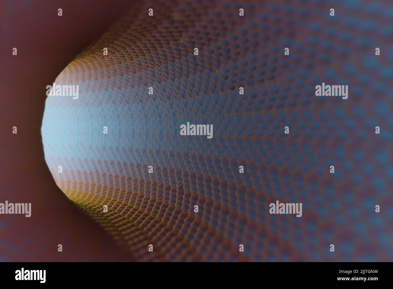 Sci-fi tunnel. Abstract high-tech tunnel as background in the style of ...