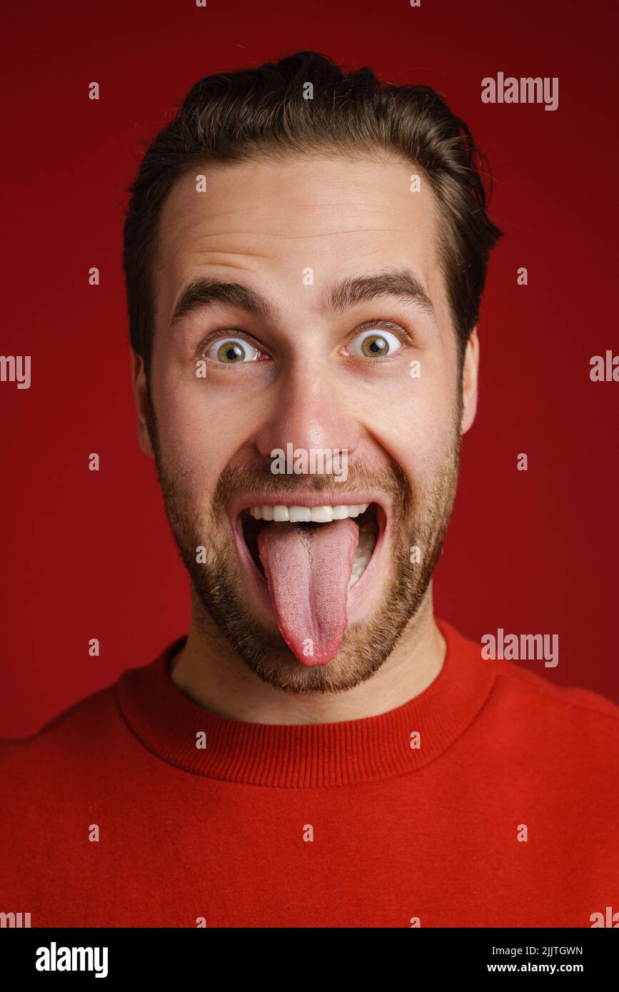 Long tongue man hi-res stock photography and images - Alamy
