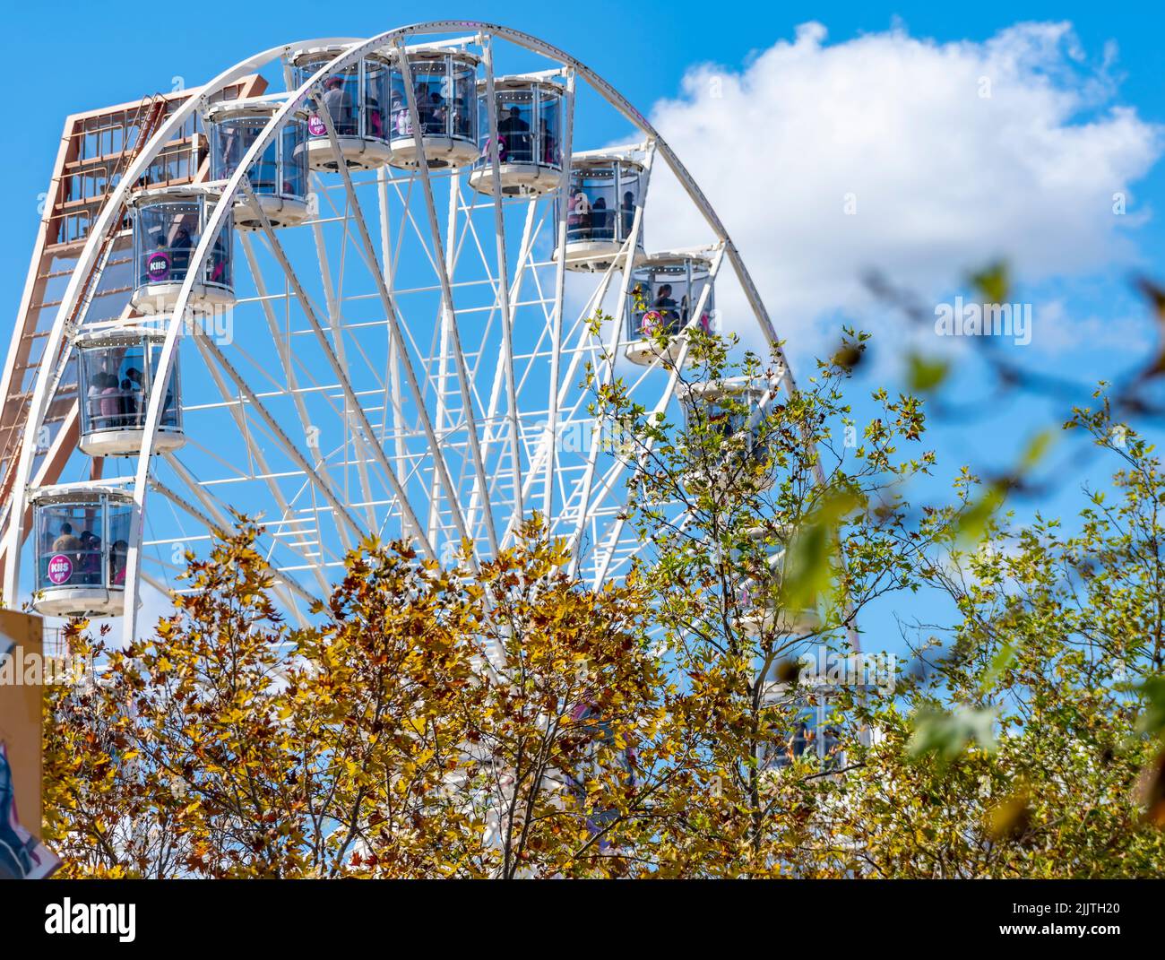 A ferris wheel on a sunny day in Sydney, Australia Stock Photo - Alamy
