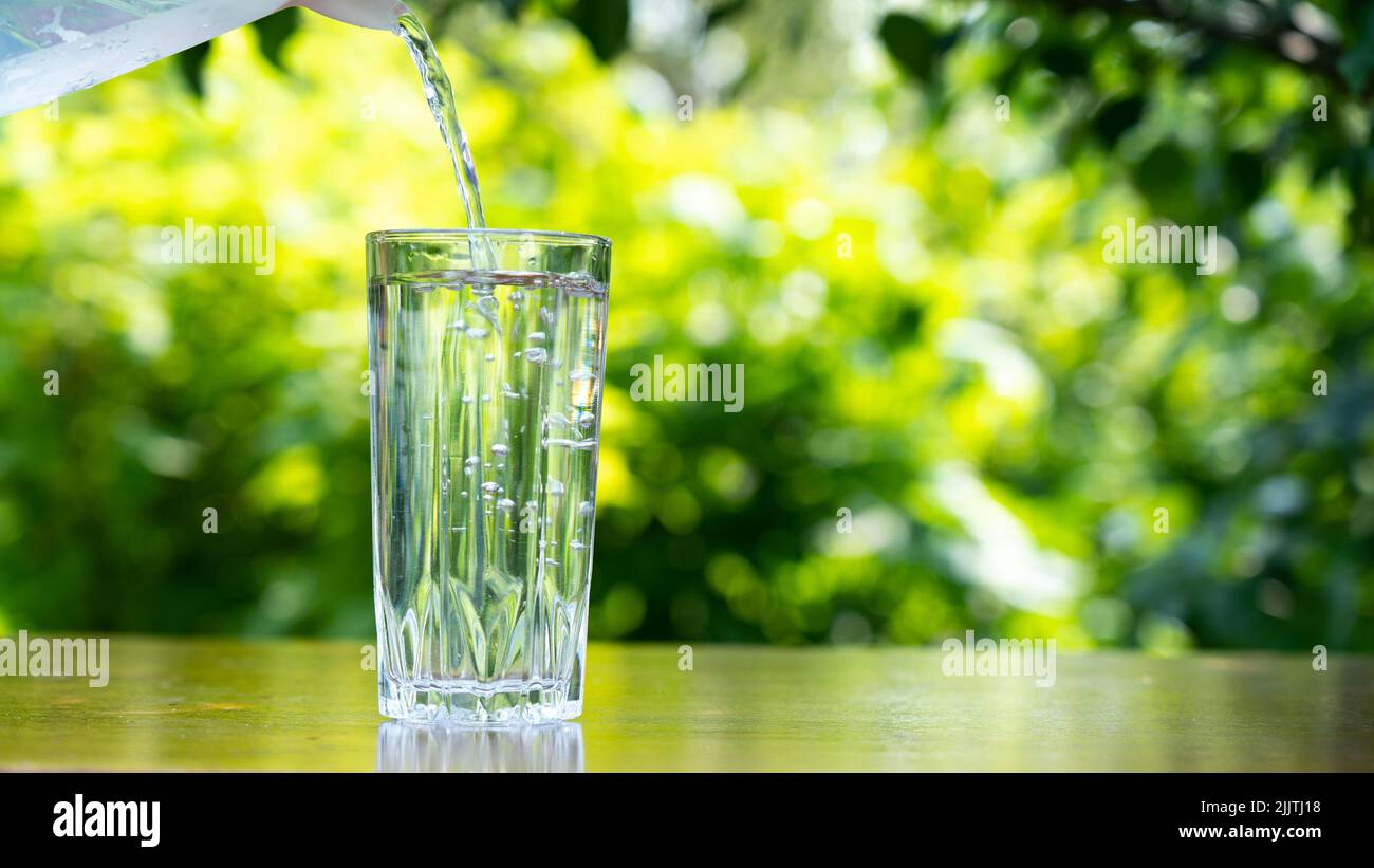Slow motion pouring mineral water hi-res stock photography and images ...
