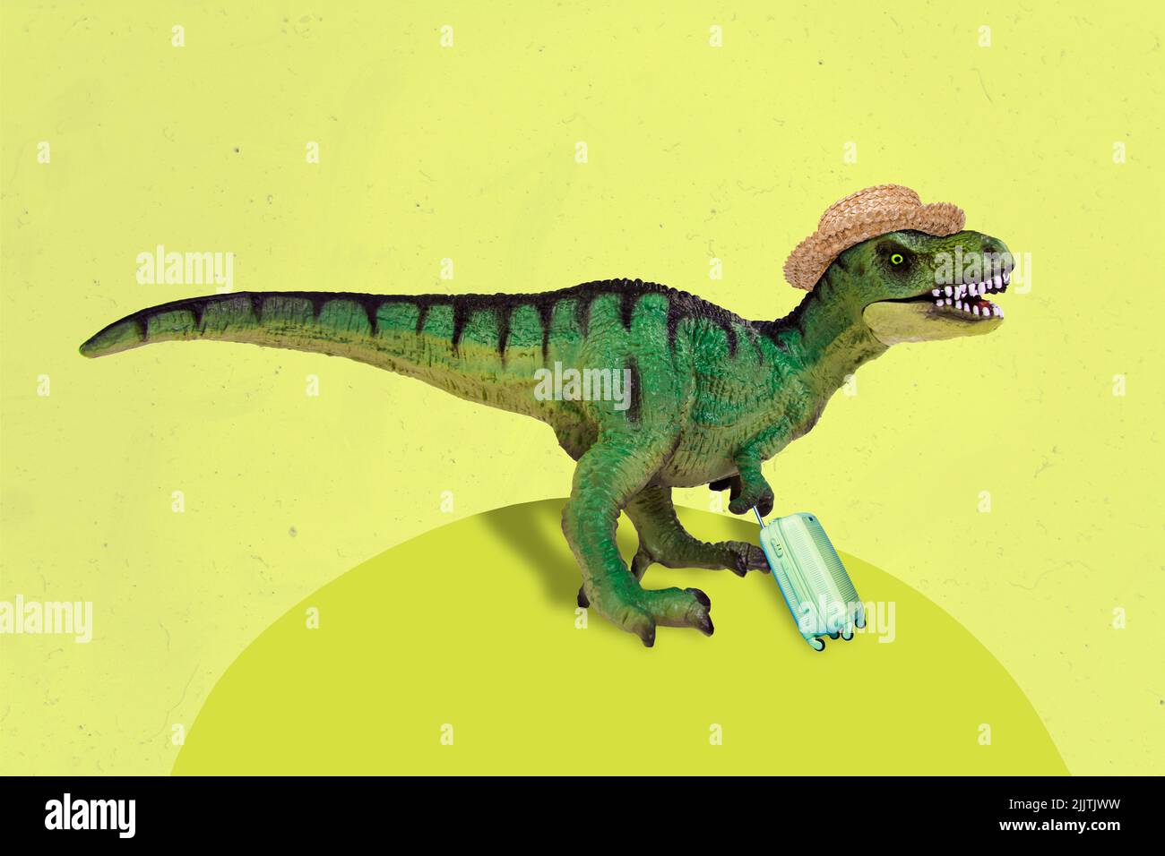 Shop banner collage of prehistoric dino wait check in verification fly ...