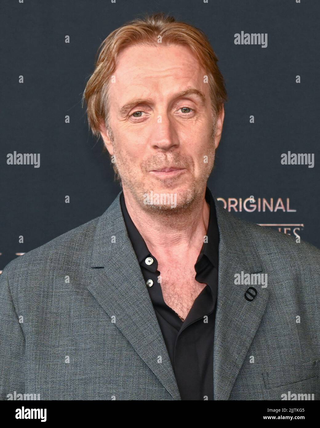 July 27, 2022, Los Anheles, California, USA: Rhys Ifans attends the HBO ...