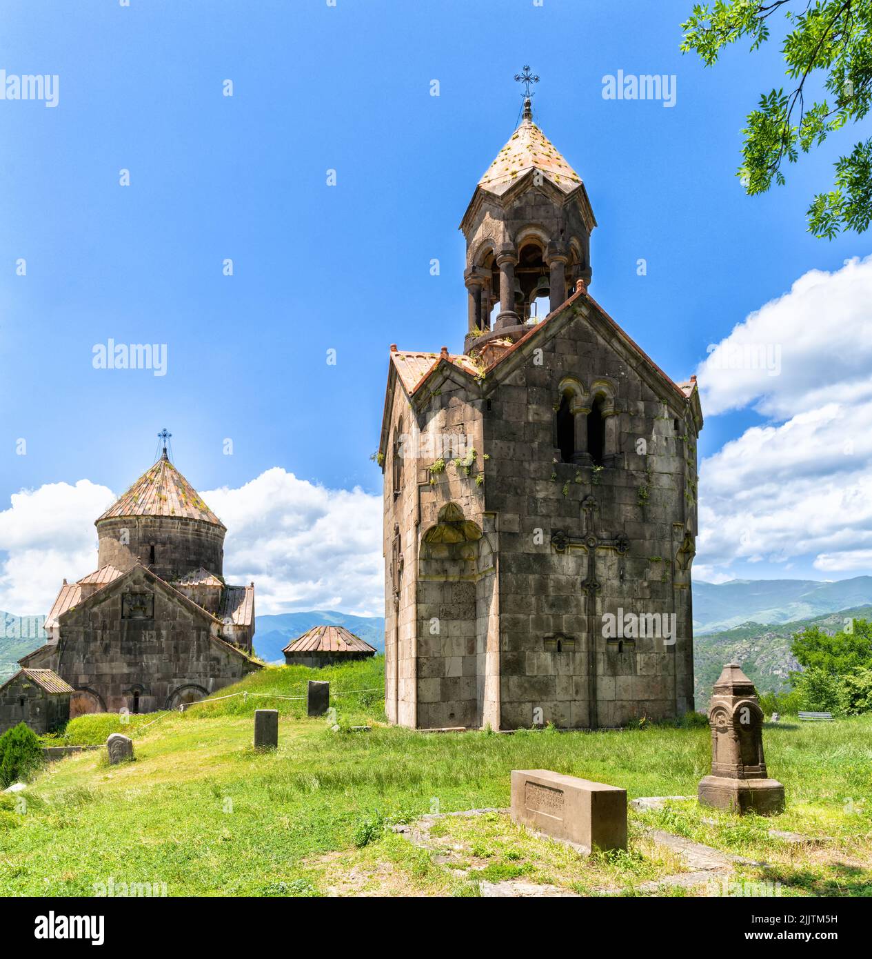 Ancient armenian Akhpat Monastery in the north part of Armenia Stock ...