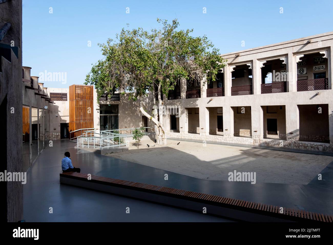 The Sheikh Saeed al-Maktoum's House at the mouth of the Dubai Creek ...