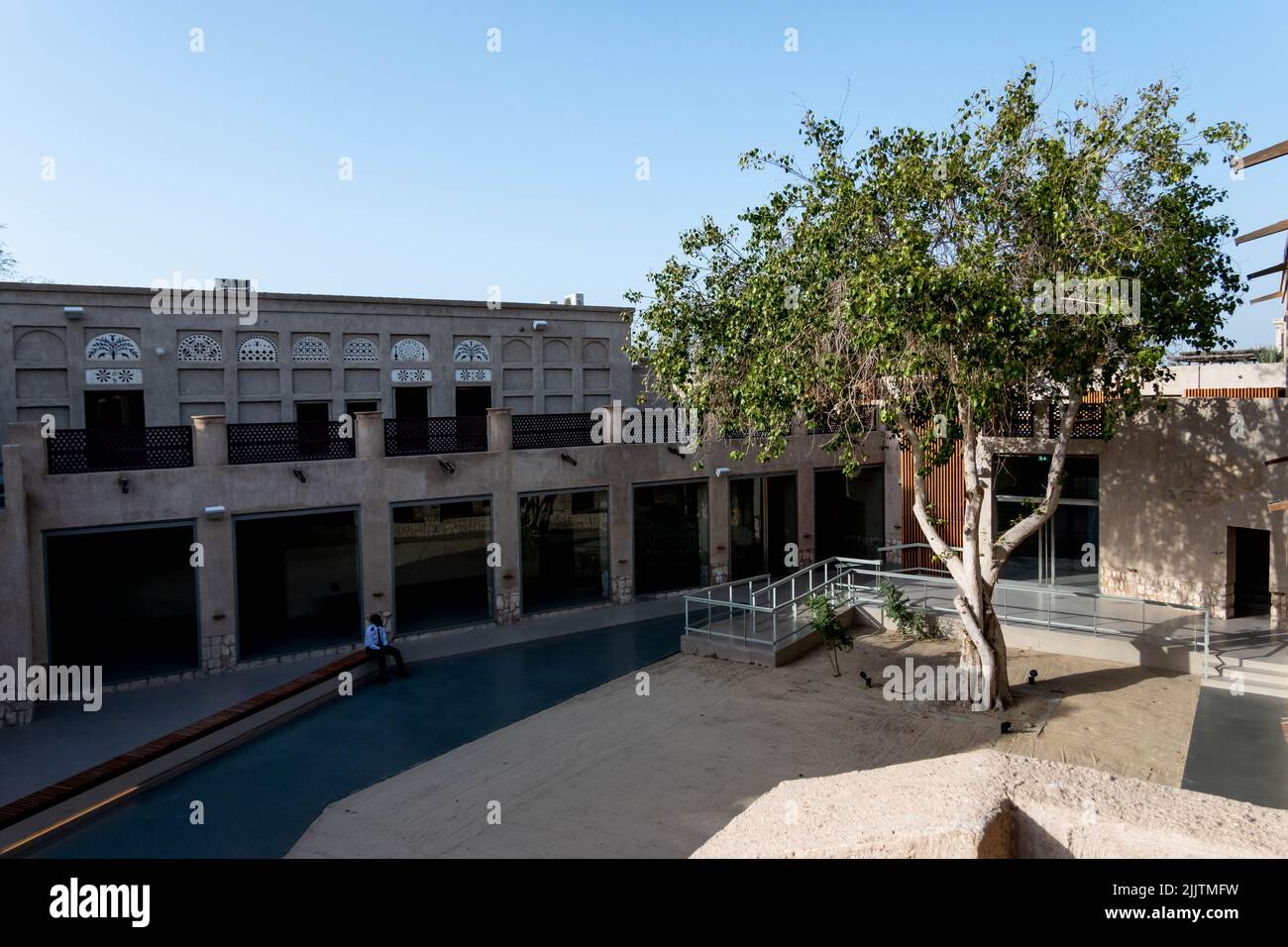 An old corner on the Al Seef street in Dubai, UAE Stock Photo - Alamy