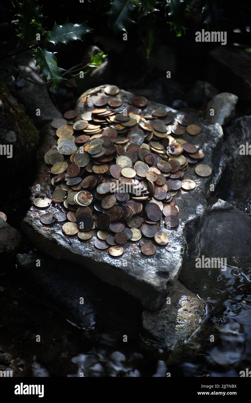 Stone coins hi-res stock photography and images - Alamy
