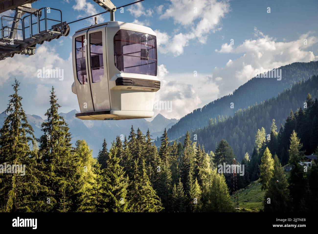 Ski lift in forest hi-res stock photography and images - Alamy