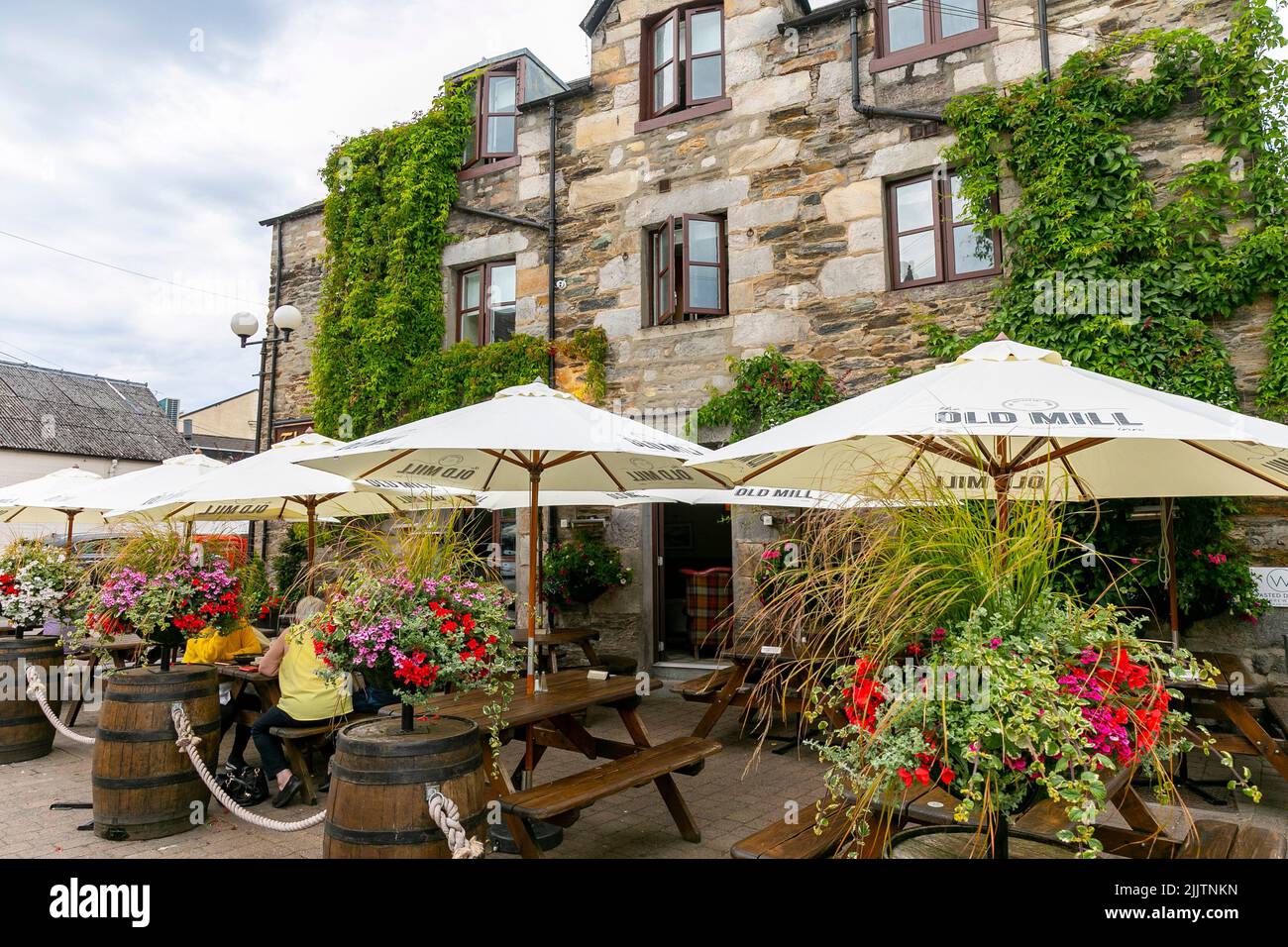 Old Mill restaurant and bar pub in Pitlochry,Scotland,UK,summer 2022 ...