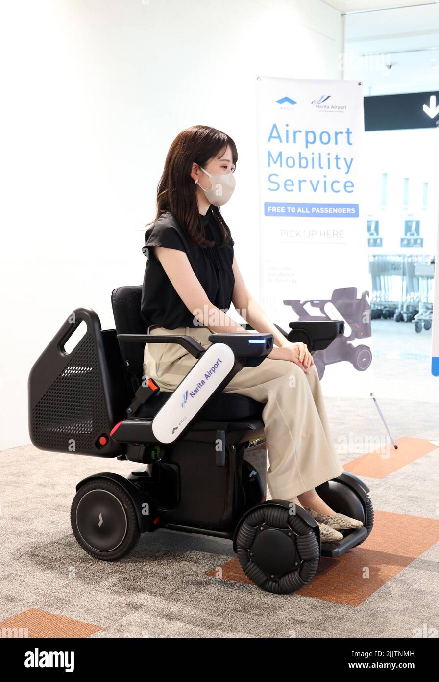 Narita, Japan. 28th July, 2022. Japan's high tech venture Whill ...