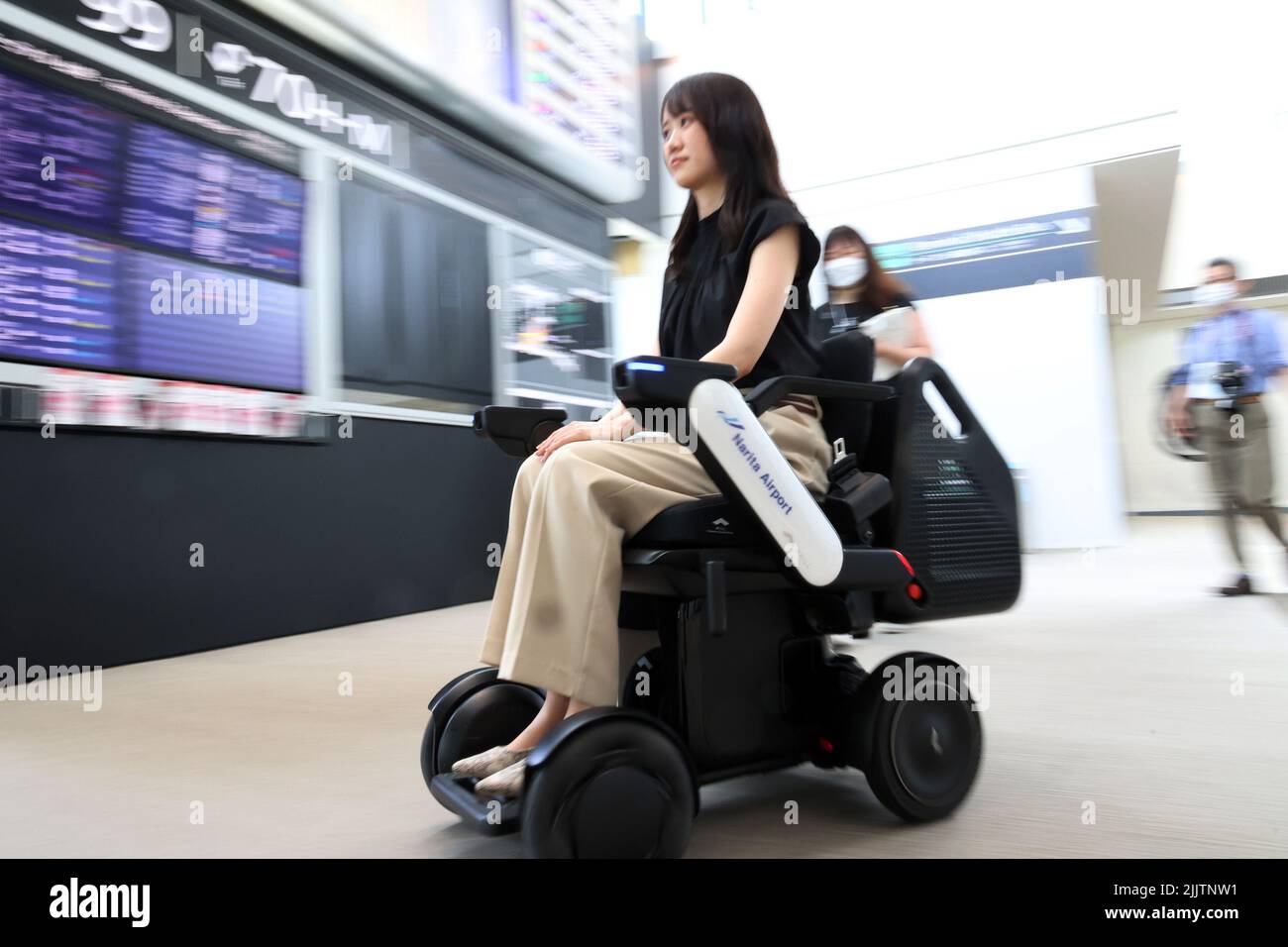 Narita, Japan. 28th July, 2022. Japan's high tech venture Whill ...