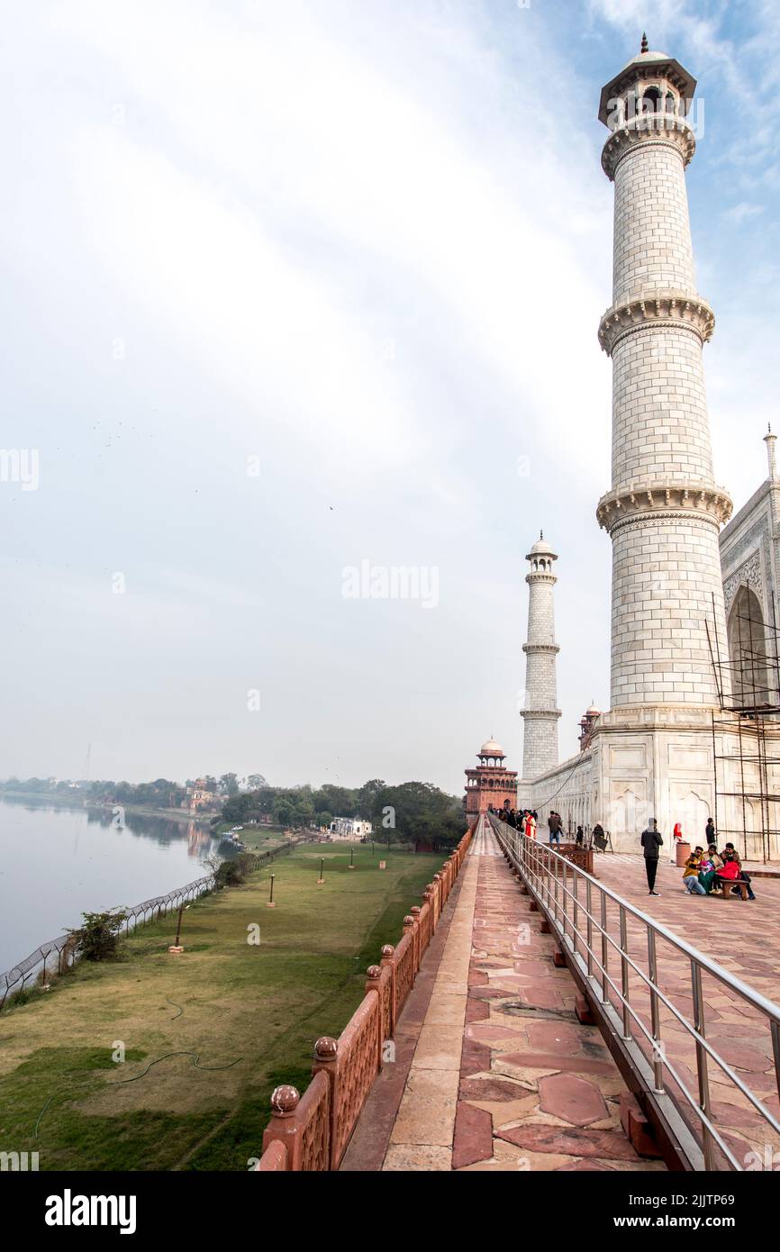 Taj mahal in Agra city,India Stock Photo - Alamy