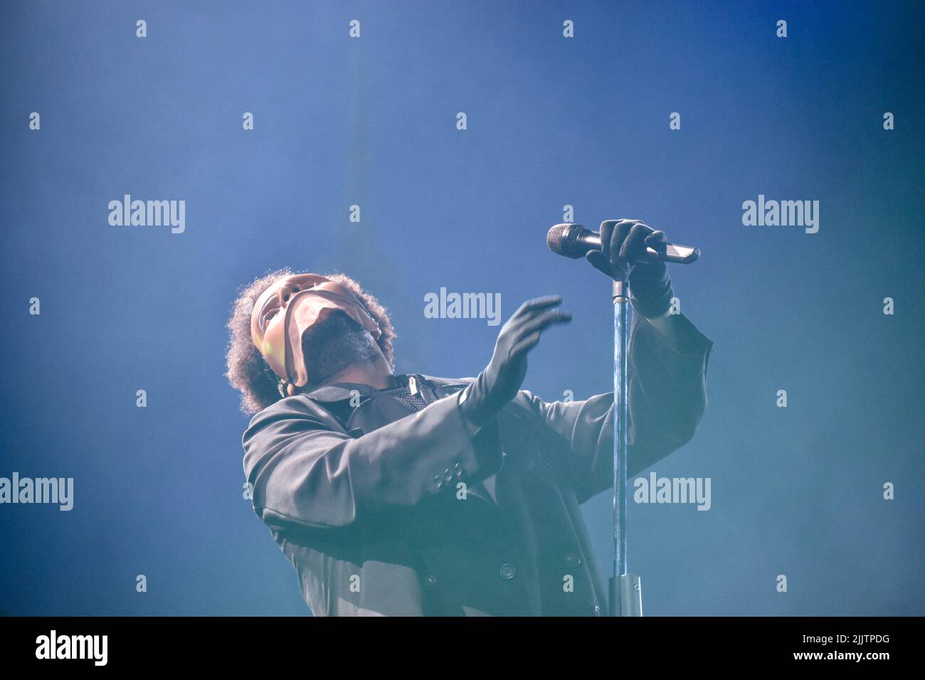 Detroit, USA, 27/07/2022, The Weeknd performs at Ford Field on July 27 ...