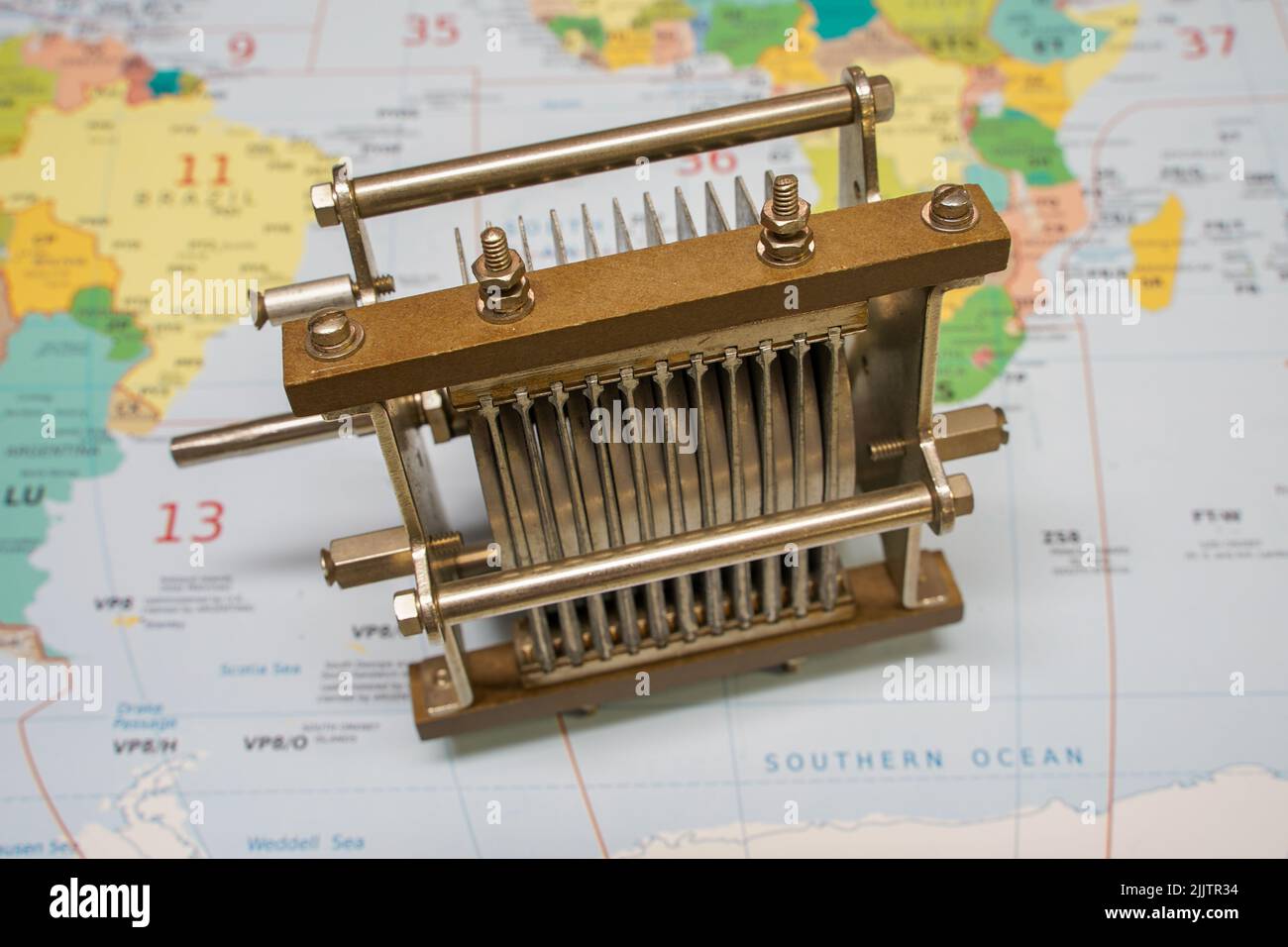 Hoogkerk, Netherlands, November 10, 2021: Tuning capacitor or Rotary ...