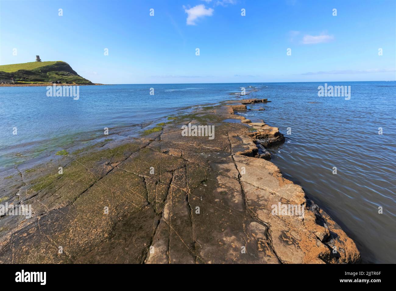 England, Dorset, Isle of Purbeck, Kimmeridge Bay Jurassic Coast World ...