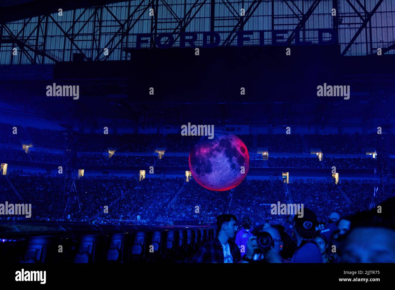 Detroit, USA, 27/07/2022, The Weeknd performs at Ford Field on July 27 ...