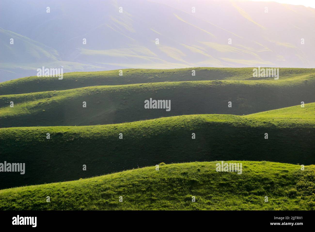 A mesmerizing view of Kalajun Grassland in Turks County Stock Photo - Alamy