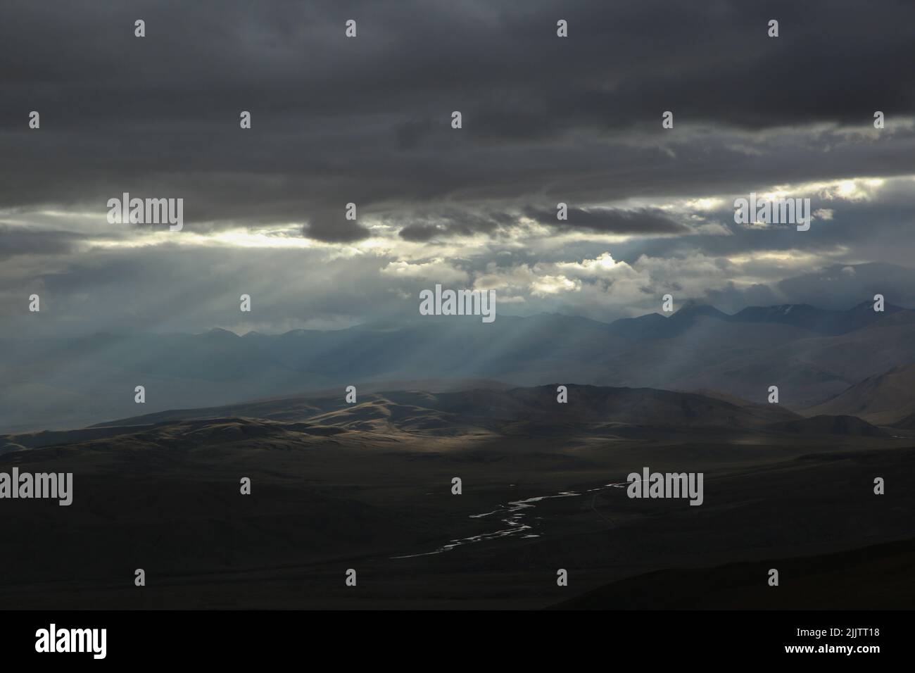 The Tuotuo River at the source of the Yangtze River Stock Photo - Alamy