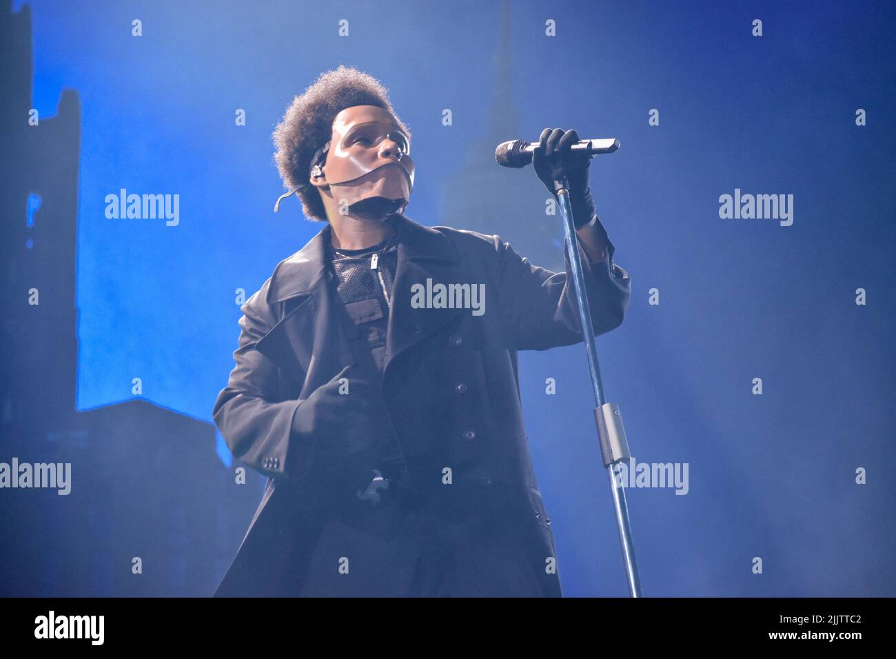Detroit, USA, 27/07/2022, The Weeknd performs at Ford Field on July 27 ...