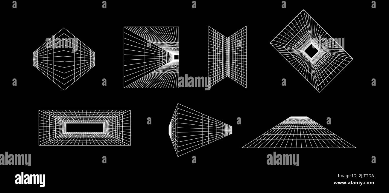 Wireframe shapes hi-res stock photography and images - Alamy